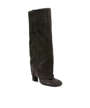 Ash Square-toed Boots