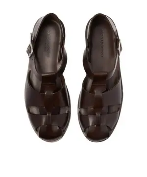 SCAROSSO Apollo Fisherman Sandals - Brown