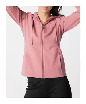 EA7 Logo Hooded Casual Jacket
