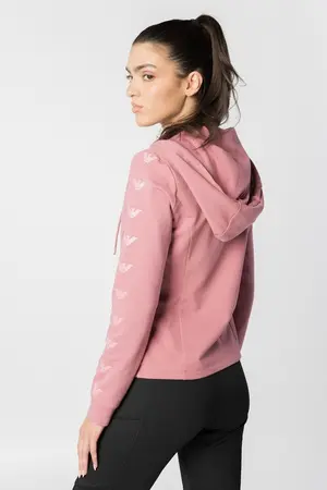 EA7 Logo Hooded Casual Jacket