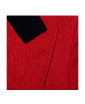 Gucci Double-breasted Herringbone Wool Blazer