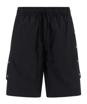 THOM KROM 33 Snap Detail Shorts