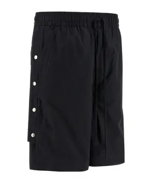 THOM KROM 33 Snap Detail Shorts