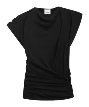 Isabel Marant Étoile Maisan Cap-sleeved Top - Black