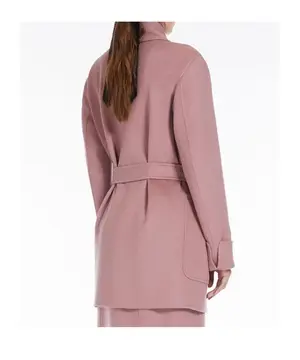 Max Mara Belted Long-sleeved Jacket - No