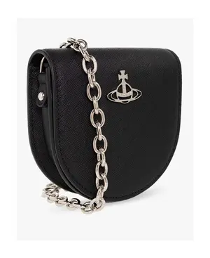 VIVIENNE WESTWOOD Half Moon Crossbody Saddle Bag