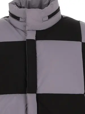 Kenzo Checked Boxy Padded Coat