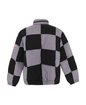 Kenzo Checked Boxy Padded Coat