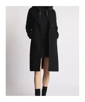 FAY Double Front Hooded Coat