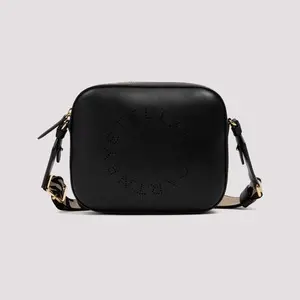 Stella McCartney Logo Mini Crossbody Bag - Black