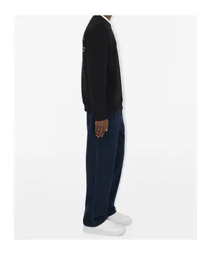 Burberry Embroidered Logo Crewneck Sweatshirt