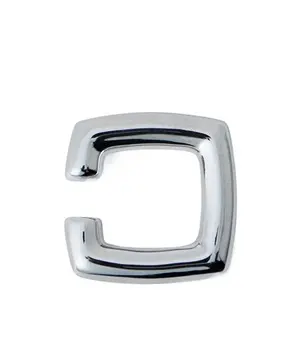 Tom Wood Cube Ear Clip - Gray