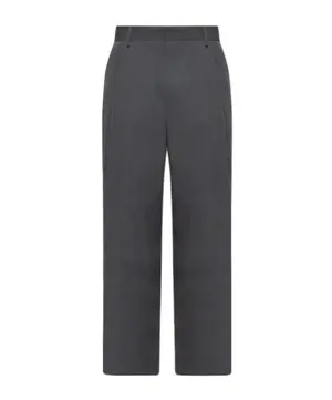 Dries Van Noten Phoenix Pleated Trousers - Dark Gray