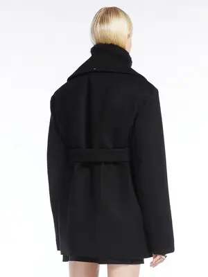 Sportmax Orchis Double-breasted Belted Coat - Black