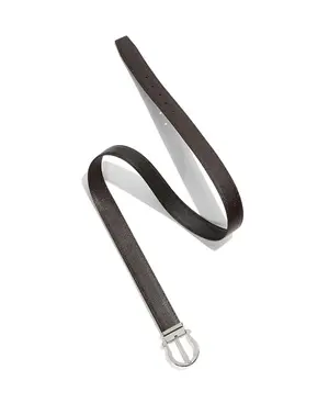 FERRAGAMO Gancini Reversible Belt - Black