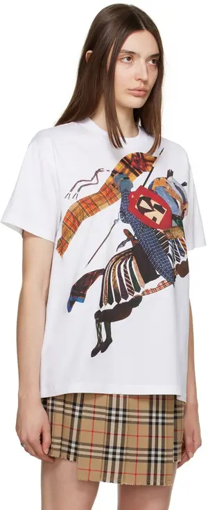 Burberry Graphic Print Crewneck T-shirt