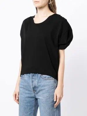 Alexander Wang Gathered Sleeve Detail T-shirt