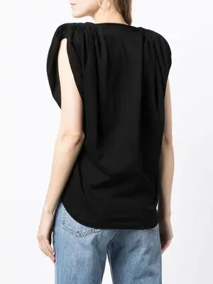Alexander Wang Gathered Sleeve Detail T-shirt
