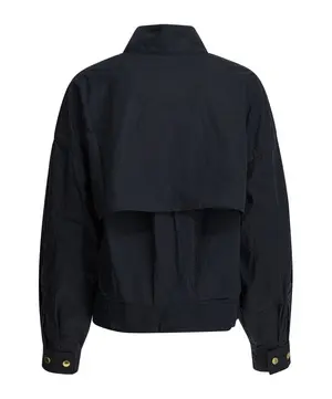 Barbour Logo Detailed Zip Up Jacket - No