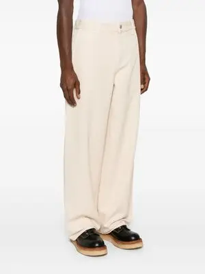 Burberry Equestrian Knight-embroidered Loose Jeans