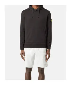 Stone Island Logo Patch Drawstring Hoodie