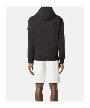 Stone Island Logo Patch Drawstring Hoodie