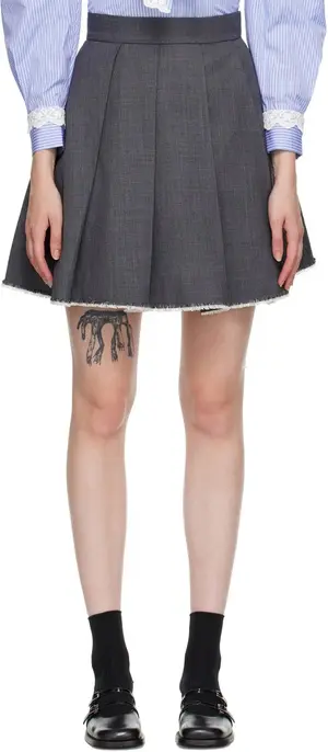 SHUSHU/TONG Pleated Mini Skirt