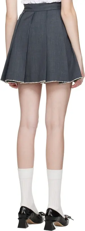 SHUSHU/TONG Pleated Mini Skirt