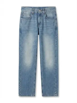 Brunello Cucinelli Belt Loop Jeans - Gray