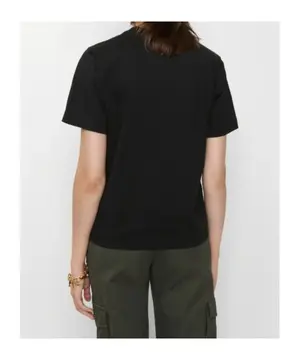 Burberry Ekd Embroidered Crewneck T-shirt - Black