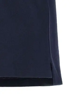 Saint Laurent Cassandre Short-sleeved Polo Shirt - Navy