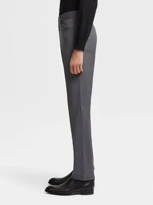 Zegna Washed Roccia Trousers - Black