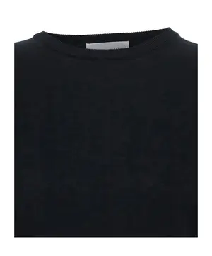 ROBERTO COLLINA Crew Neck Short Sleeve Sweater