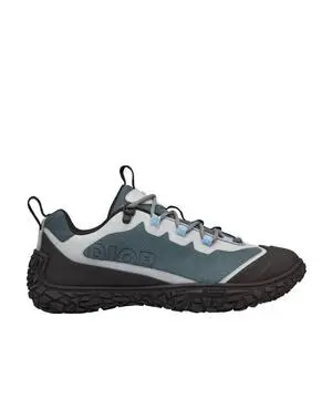 Dior Color Block Low-top Sneakers With Logo Detailing - Green Gray