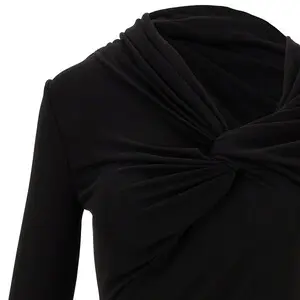 Saint Laurent Ruched One-sleeved Mini Dress