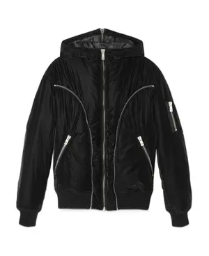 Versace Zip-detailed Hooded Puffer Jacket