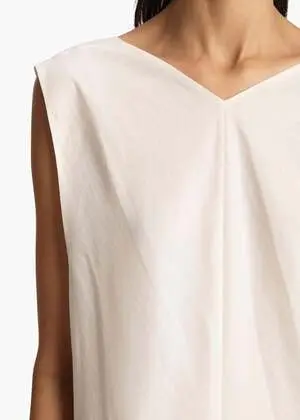 Khaite Mellie Dress - White