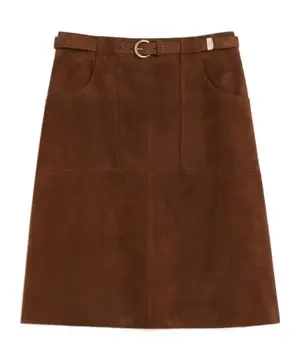 Max Mara Belted Midi Skirt