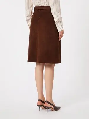Max Mara Belted Midi Skirt