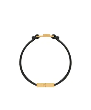 Saint Laurent Monogram Cord Bracelet