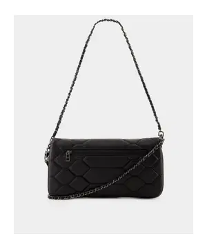 Zadig&Voltaire Rock Mat Scale Clutch Bag - Black