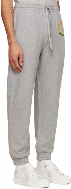 Burberry Oak Leaf Badge Cotton Jogging Pants