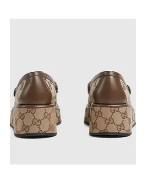 Gucci Horsebit Wedge Loafers