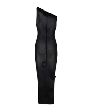 Rick Owens Asymmetric Sleeveless Maxi Dress
