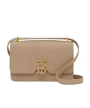Burberry Mini Tb Shoulder Bag - Brown