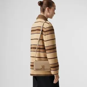 Burberry Mini Tb Shoulder Bag - Brown