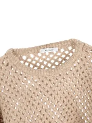 Max Mara Essen Perforated Crewneck Jumper