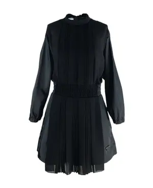 Prada Self-fastening Collar Dress