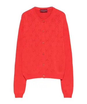 Gucci Gg Knitted Cardigan