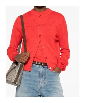 Gucci Gg Knitted Cardigan